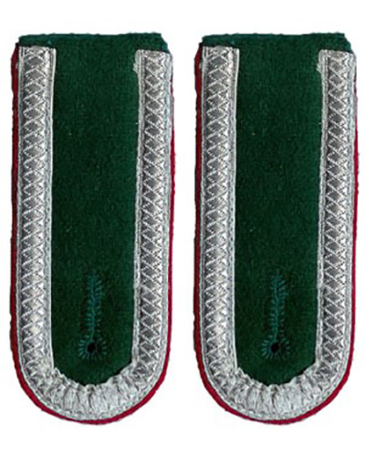 German Unteroffizier Bottle Green Shoulder Boards - WW2 Epaulettes ...
