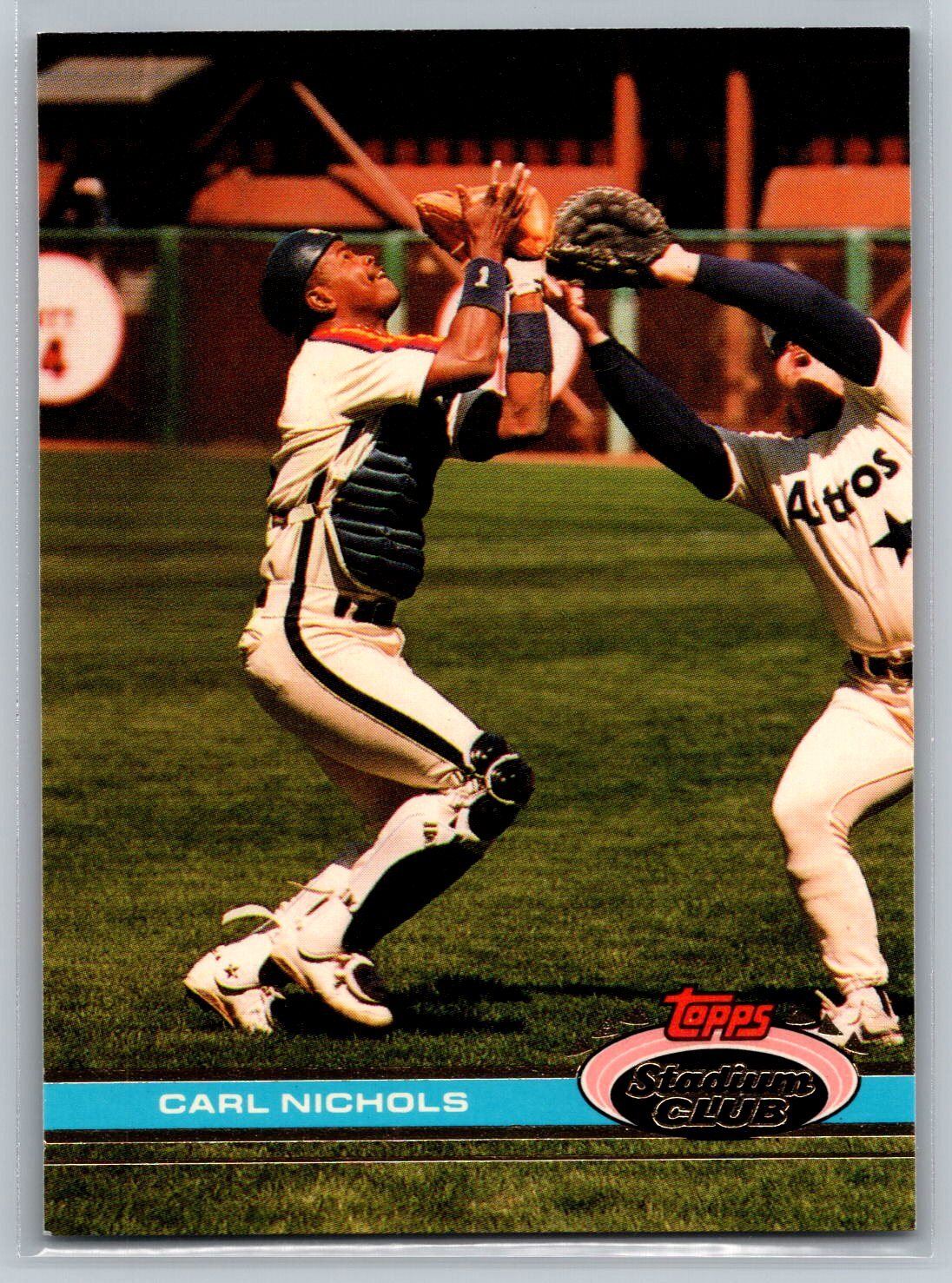 1991 Stadium Club Baseball #440 Carl Nichols Houston Astros | eBay