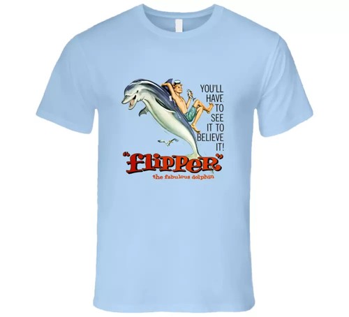 Flipper, Flipper Dolphin, Movie Retro Classic T Shirt Tee Gift New | eBay
