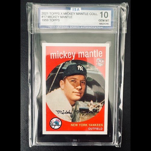 2021 Topps X Mickey Mantle Collection - Mickey Mantle #17 for sale ...