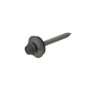 Pack of 10 Woodland Grey 14g x 50mm Cyclone Screw Multiseal Hex Timber ...
