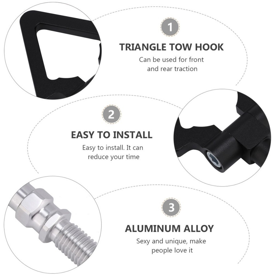 Japanese Universal Triangle Tow Hook for Automobile Repacking hooks ...