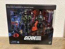 G.I. Joe 6" Classified Series Steel Corps Commander vs Twilight Guard