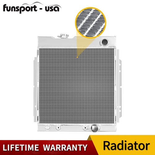 Aluminum 3 Rows Radiator for 65-66 Ford Mustang 63-65 Falcon Mercury ...
