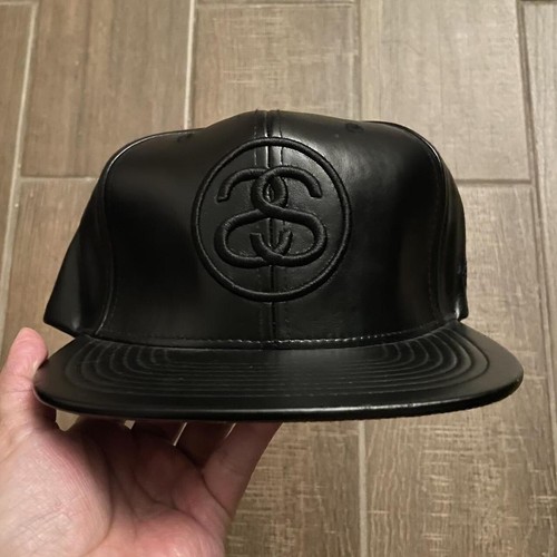Stussy Capz Vintage Double S Logo leather hat | eBay