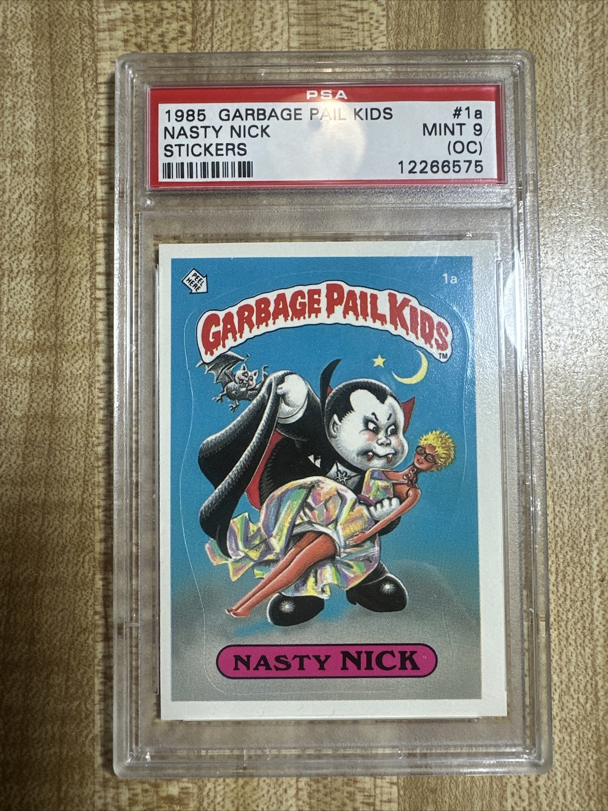 1985 Garbage Pail Kids Series 1 Nasty Nick Glossy #1a PSA 9 | eBay