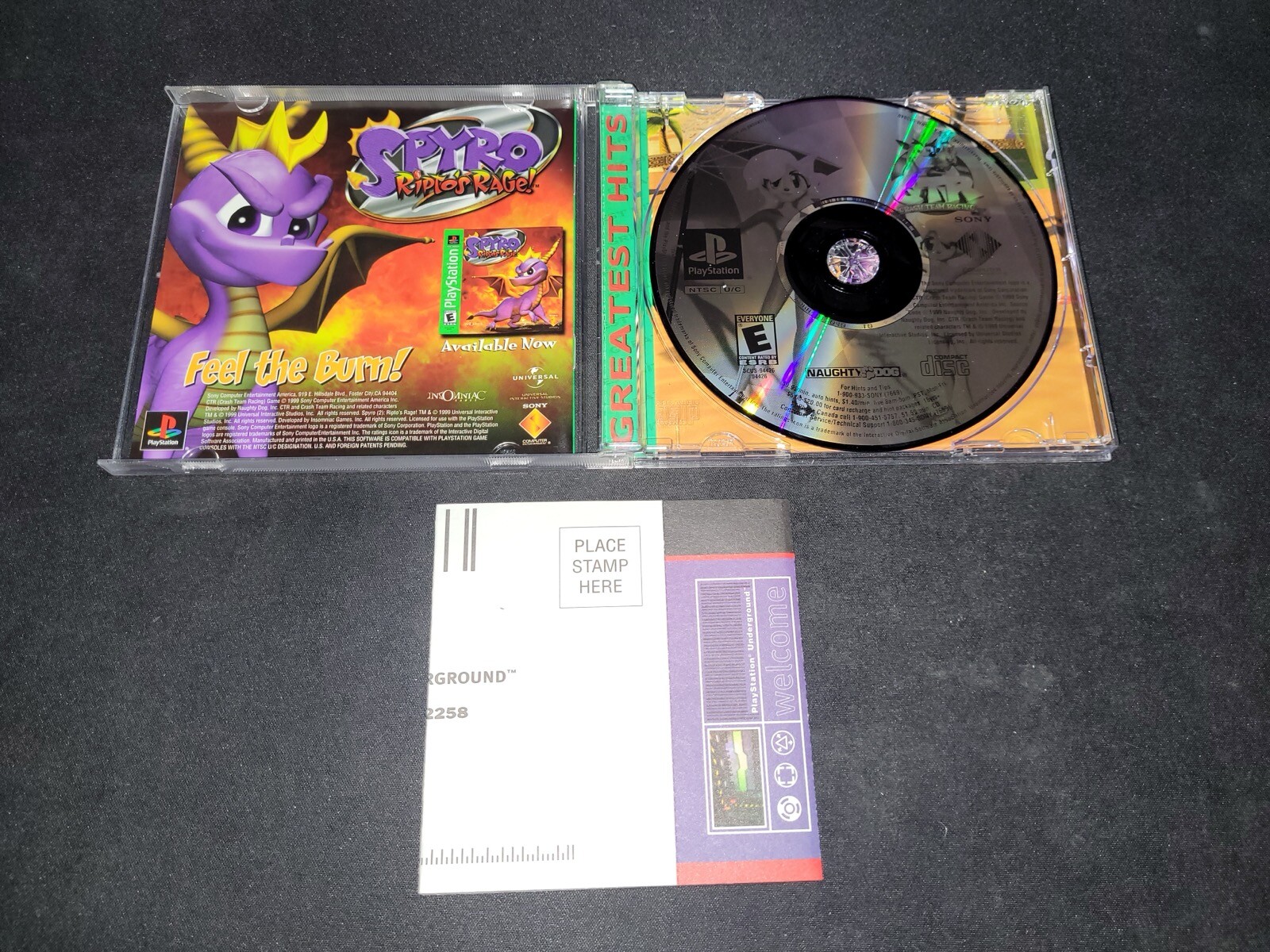 CTR: Crash Team Racing GH Sony Playstation 1 PS1 LN perfect COMPLETE ...