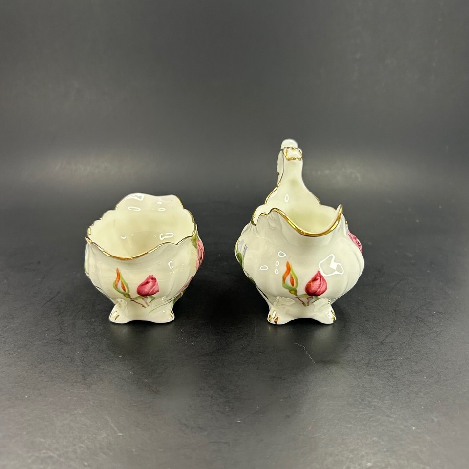 Hammersley Morgan's Rose Bone China Cream and Open Sugar Set | eBay