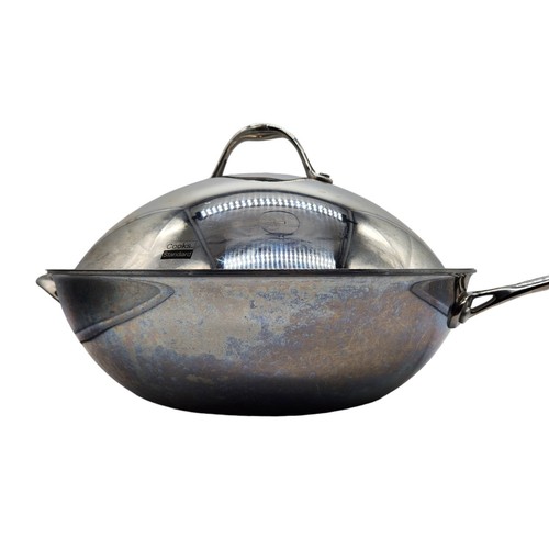 Cooks Standard Wok Multi-Ply Clad Stir Fry Pan, 13" with High Dome lid ...