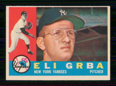 1960 TOPPS BASEBALL # 183 ELI GRBA RC 12401 | eBay
