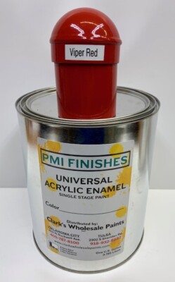 Viper Red Gallon Single Stage ACRYLIC ENAMEL Car Auto Paint | eBay