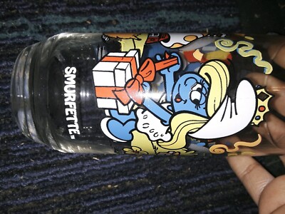Vintage Smurfette Smurf Beverage Glass 16 Oz Peyo 1983 #0837 | eBay