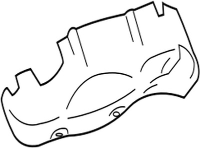 17167-50100 Toyota Insulator, exhaust manifold heat, no.1 1716750100 ...