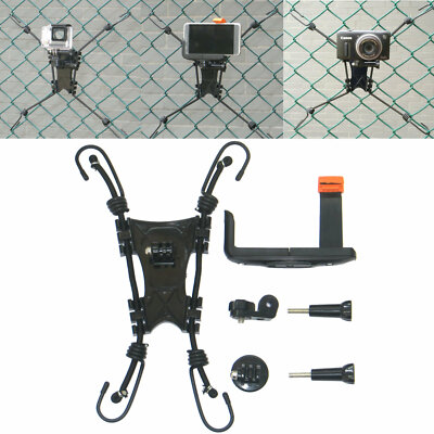 Action Camera Backstop Mount Chain Link Fence Mount fit Baseball ...