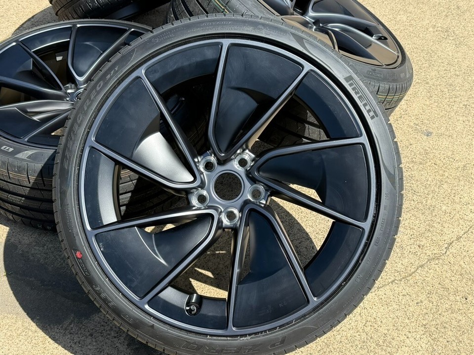 4x OEM 2024 Tesla Model 3 Performance 20" Warp Wheels and Tires Set ...