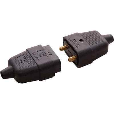 Eagle 2 Pin 10 Amp 2 core lawnmower strimmer extension lead cable ...