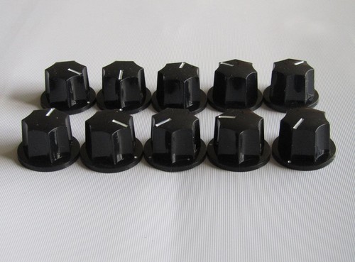 10x Import Size Large Jazz J Bass Volume Knob Jaguar Mustang Style Knobs Black | eBay