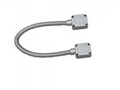 Heavy armoured door loop for access control cable or intruder alarms ...