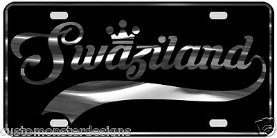 Swaziland License Plate All Mirror Plate & Chrome and Regular Vinyl ...