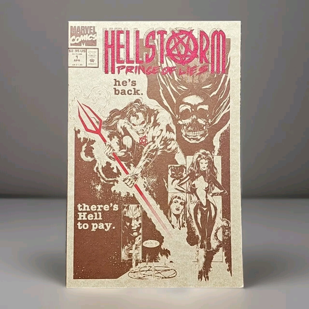 Hellstorm: Prince of Lies - 1 - 1993 - NM - Marvel Comic Book VTG HTF LTD Rare | eBay