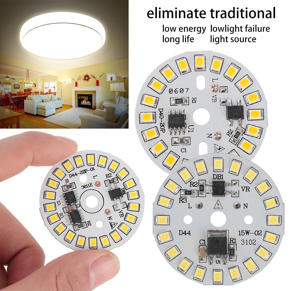 IC Driver Warm White/White AC220V LED Chip Light Plate 2835 SMD Bulb ...