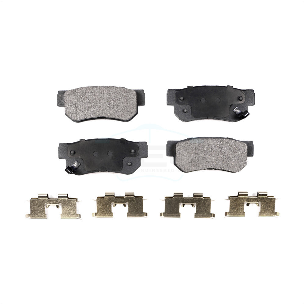Ceramic Brake Pads Front Rear Kit For Hyundai Sonata Kia Elantra Optima ...