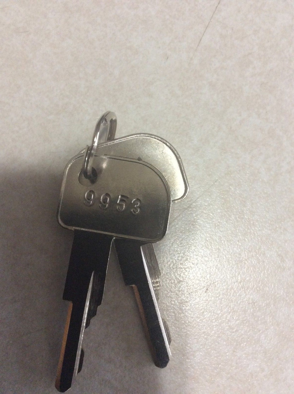 IBM CASH DRAWER KEY'S #9953 SET OF 2 KEYS. AFTERMARKET KEY'S SAME AS ...