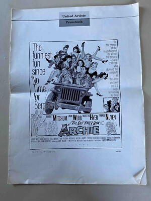 The Last Time I Saw Archie Pressbook 1961 Robert Mitchum, Jack Webb, rare! | eBay