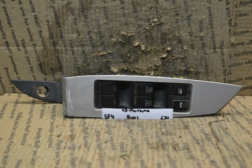 03-07 Nissan Murano Master Switch OEM Door Window Bx1 Lock Bx 1 630-5F4 ...