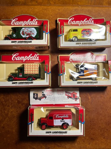 Lot of 7 Campbell's Soup Cars-5 100th Anniversary Cars + 2 MORE | eBay