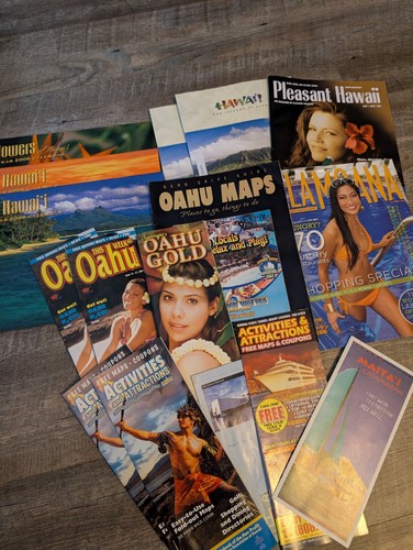 Mixed Lot of 15 Vintage 2000s Hawaiian Travel Brochures Pamphlets ...