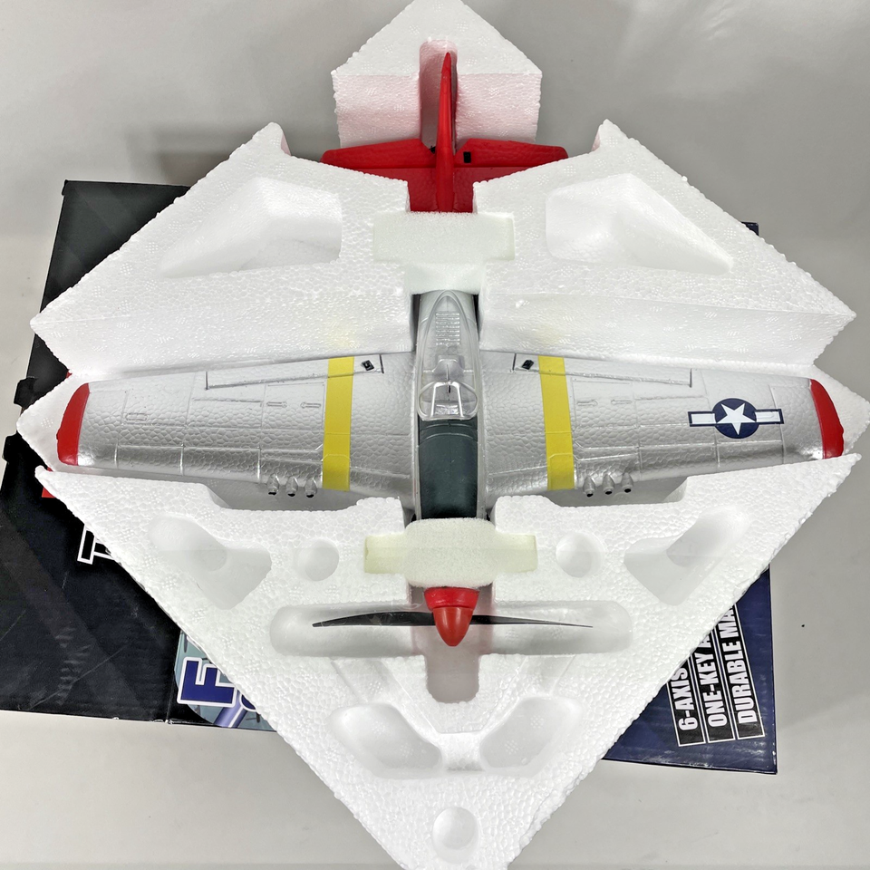 NEW Leambe P-51D Mustang RC Plane with 6-Axis Gyro System with 1 Key ...