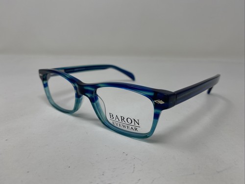 Baron Eyewear BZ124 BLU 45-17-135 Blue Plastic Full Rim Eyeglasses ...