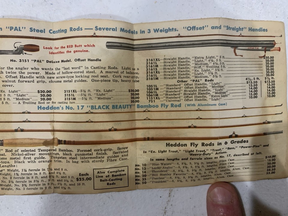 vintage heddon lure box catalog | eBay