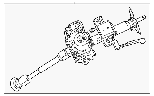 Genuine Nissan Steering Column 48810-3SG1A | eBay
