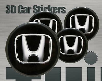 Wheel stickers Center Cap Logo Badge Wheel Trims Rims Decal 3D Hubcaps ...