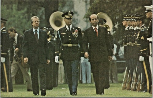 President Carter Perez Venezuela White House Honor Guard 1978 Postcard ...