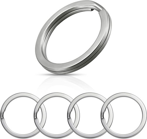 5 Pack 25mm Titanium Split Key Rings - for Home & Car Keys | eBay