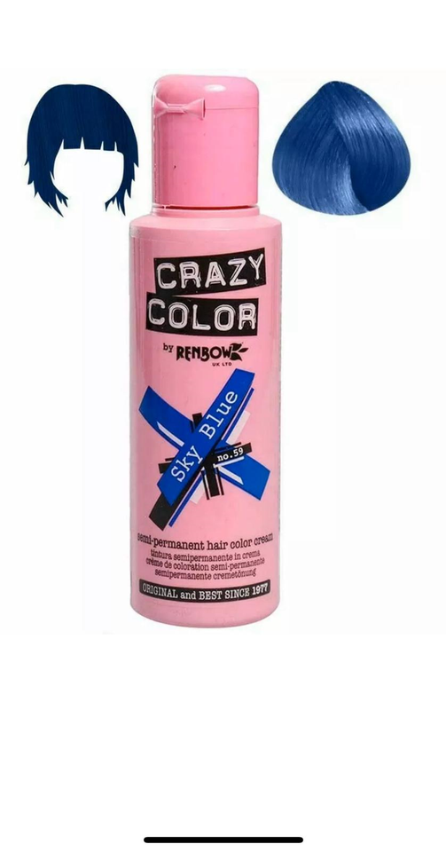 Crazy Colour Semi Permanent Hair Dye 100ml All Colours Available | eBay UK