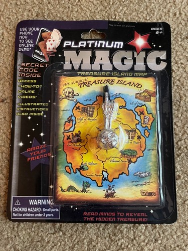 Platinum Magic Treasure Island Map Magic Trick Ages 6+ - 2010 Fantasma ...