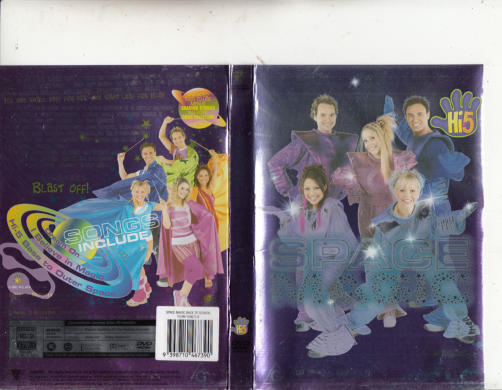 Hi5-Space Magic-Children Hi5-DVD | eBay