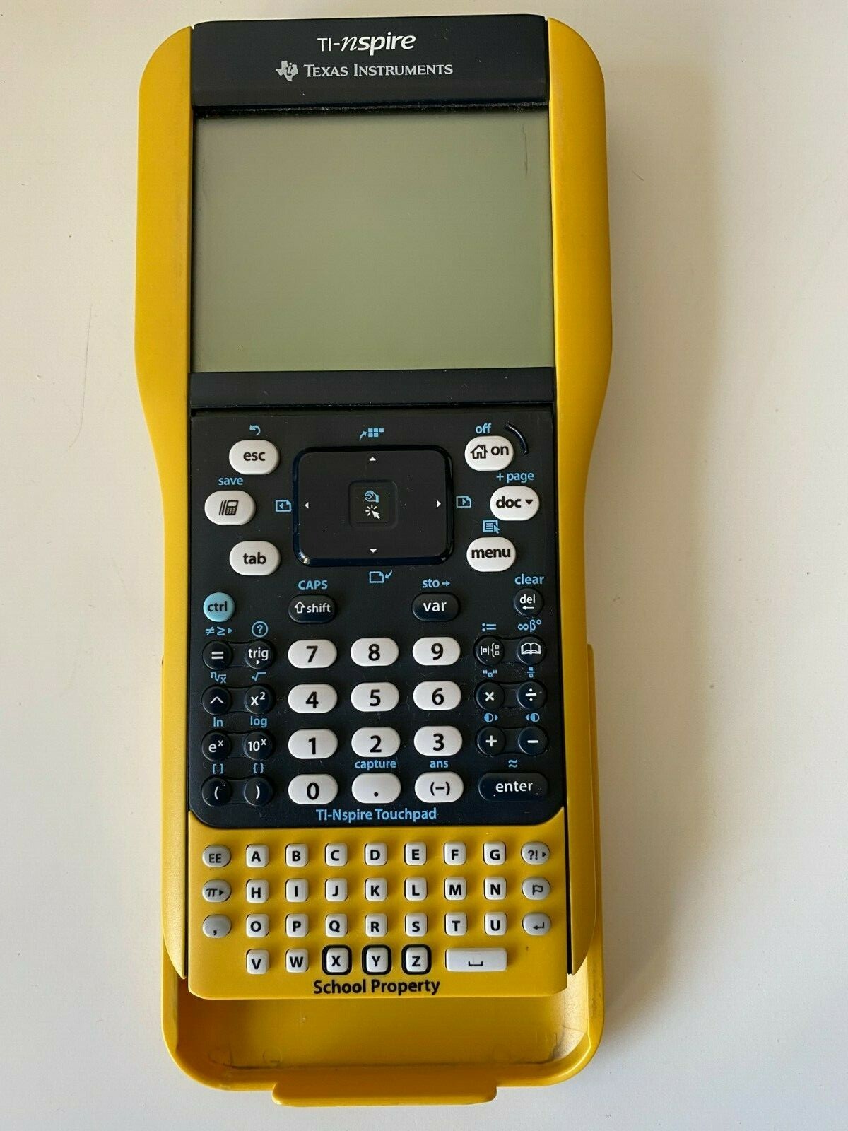 Texas Instruments TI-Nspire Graphing Calculator Yellow School Edition ...