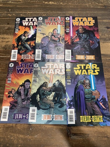 Star Wars Jedi Vs Sith 1,2,3,4,5,6 1st Darth Bane Dark Horse Comics ...