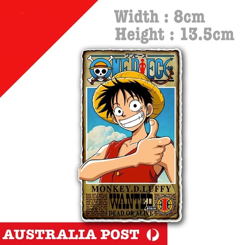 One Piece - Anime - Monkey D. Luffy Pirate King Wanted Poster Decal ...