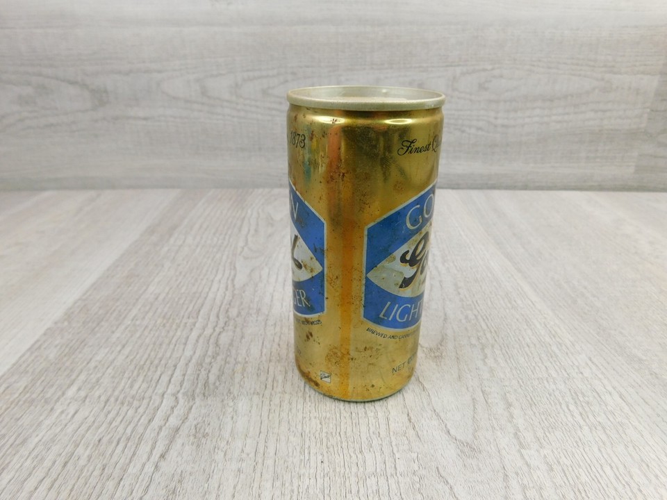 Goebel Golden Light Lager Aluminum Man Cave Premium Pull Tab Beer Can ...