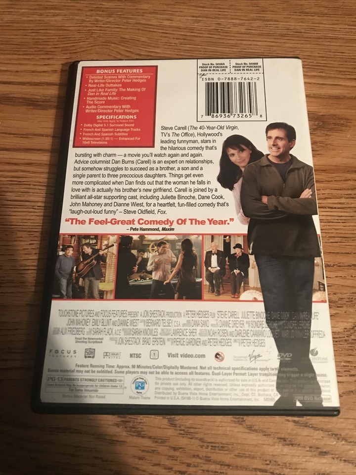 Dan in Real Life (DVD, 2008) 786936732658 | eBay