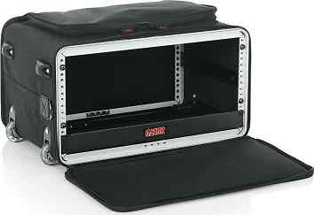 Gator 4U Lightweight rack bag w/ tow handle and wheels | eBay