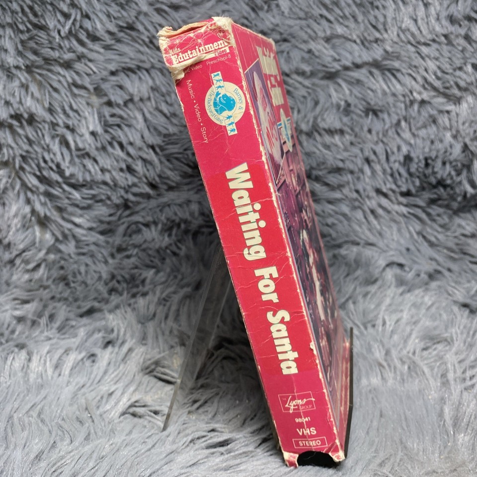 Barney Waiting For Santa VHS Tape 1990 Original Release & The Backyard ...