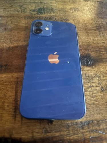 Apple iPhone 12 256GB Blue iOS Smartphone 12MP Dual Camera Slate Style ...