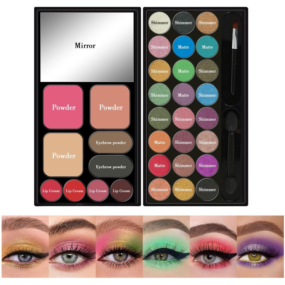 Portable Real Kids Makeup Kit for Girls Washable Children's Play Makeup ...